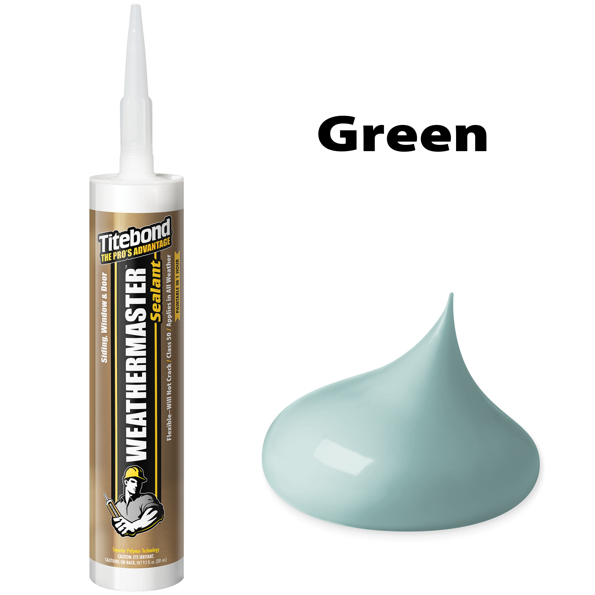 WeatherMaster 45601 Colored Sealant - Green – Caulkpriceslasher