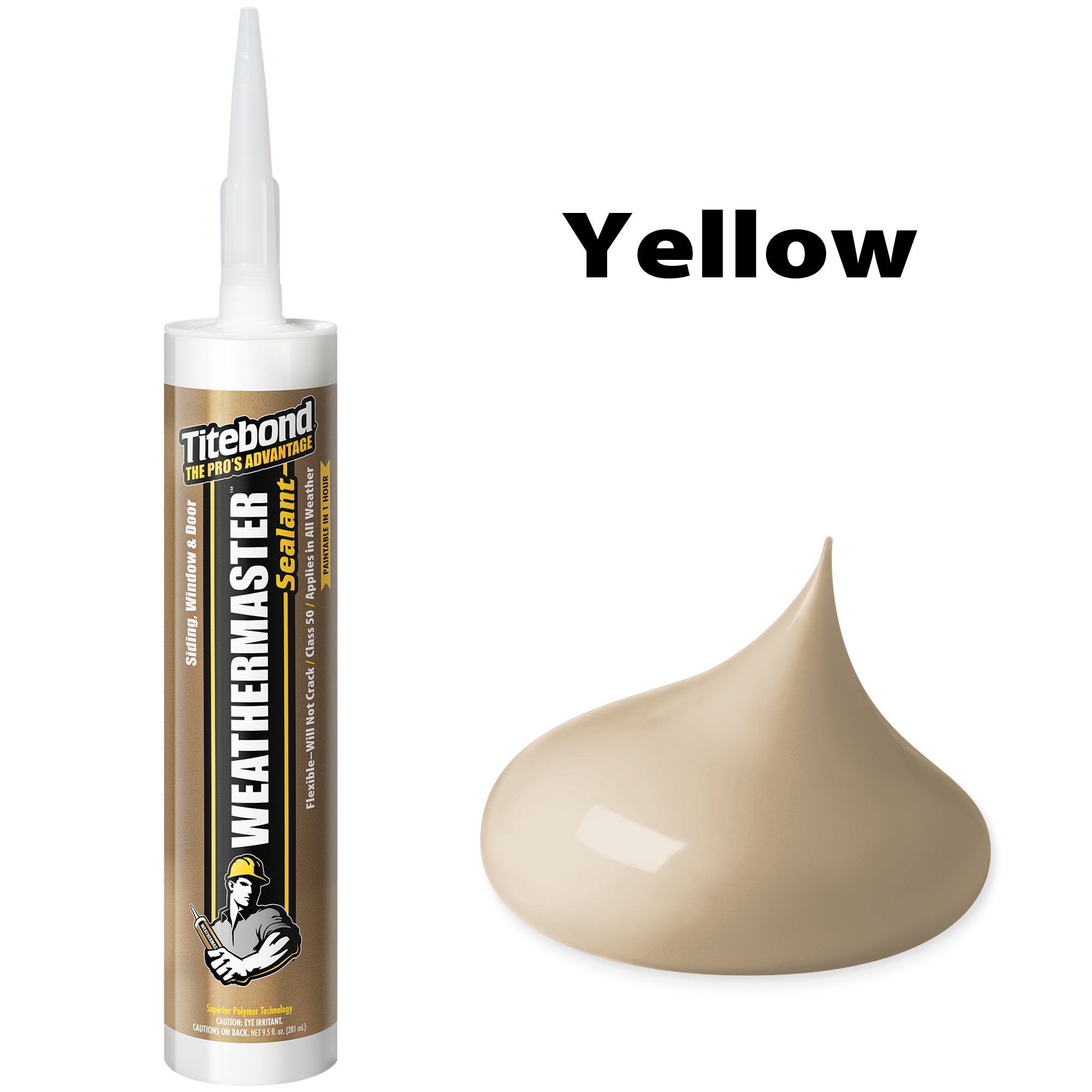WeatherMaster 45831 Colored Sealant - Yellow – Caulkpriceslasher