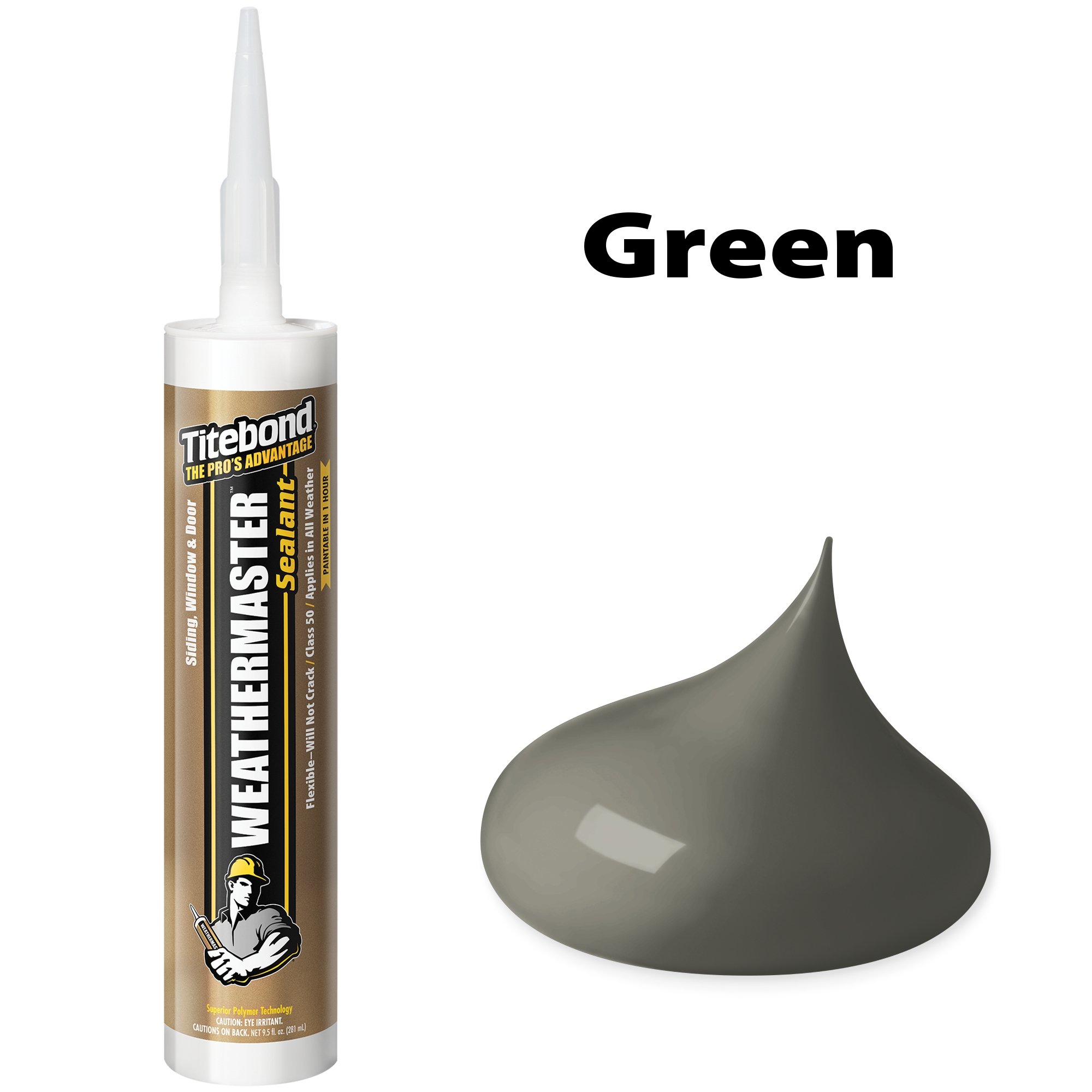 WeatherMaster 45851 Colored Sealant - Green – Caulkpriceslasher