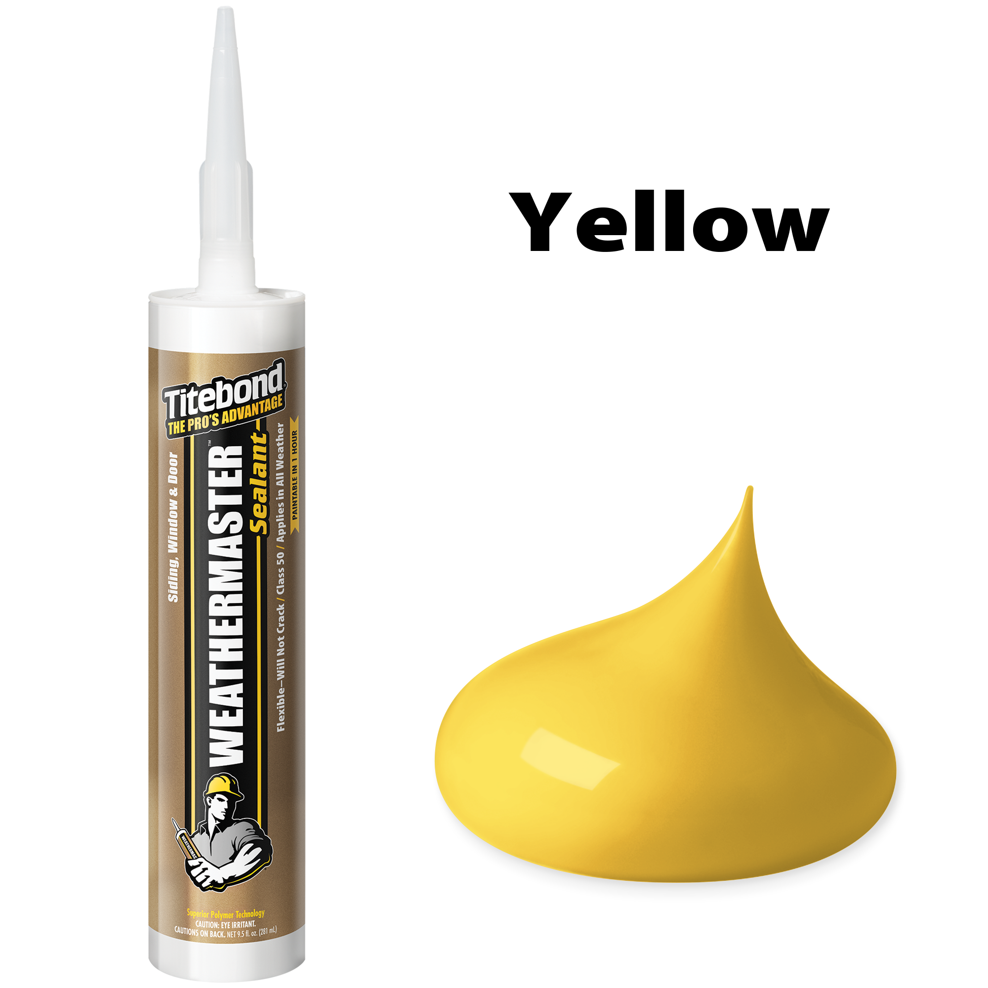 WeatherMaster 49101 Colored Sealant - Yellow – Caulkpriceslasher