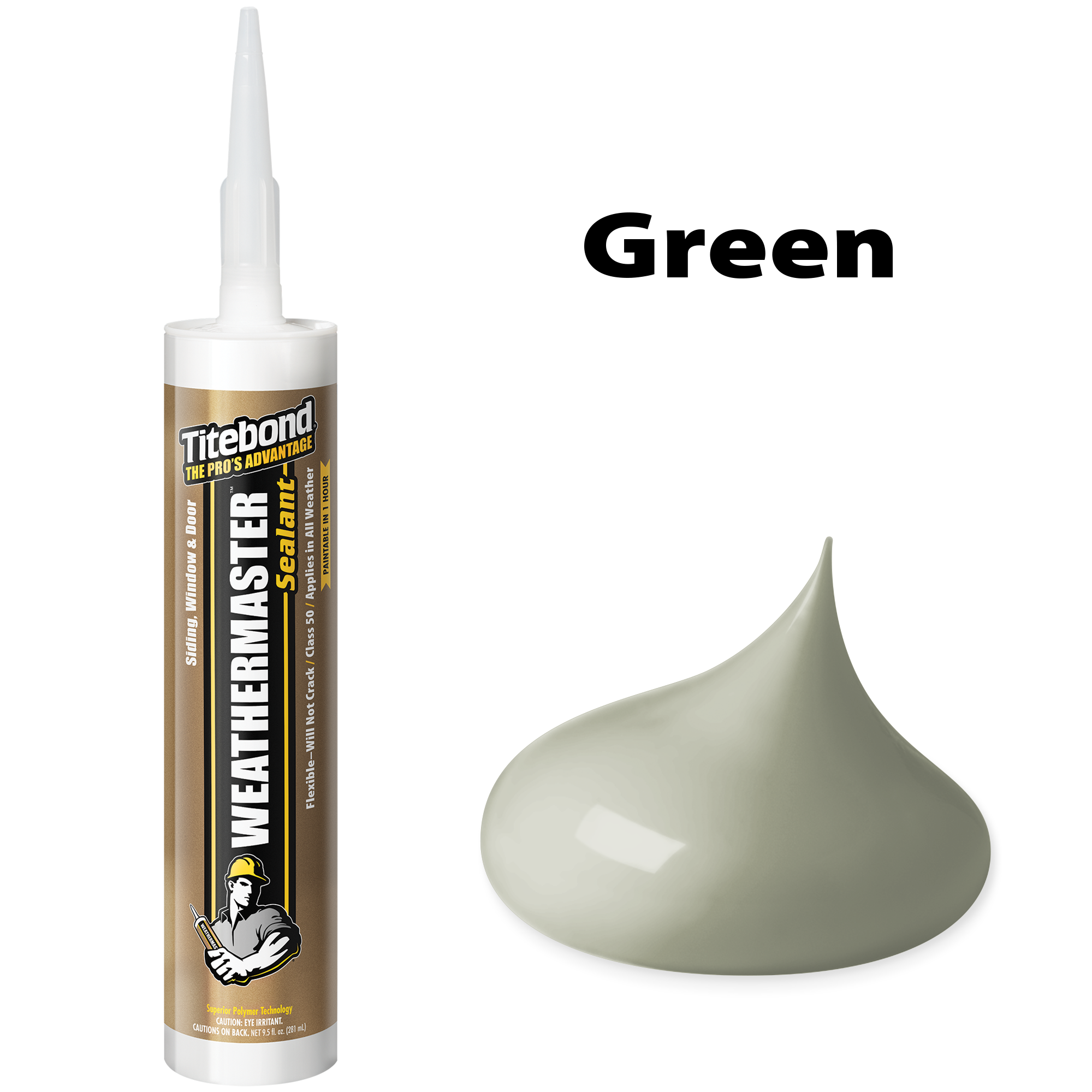 WeatherMaster 49181 Colored Sealant - Green – Caulkpriceslasher