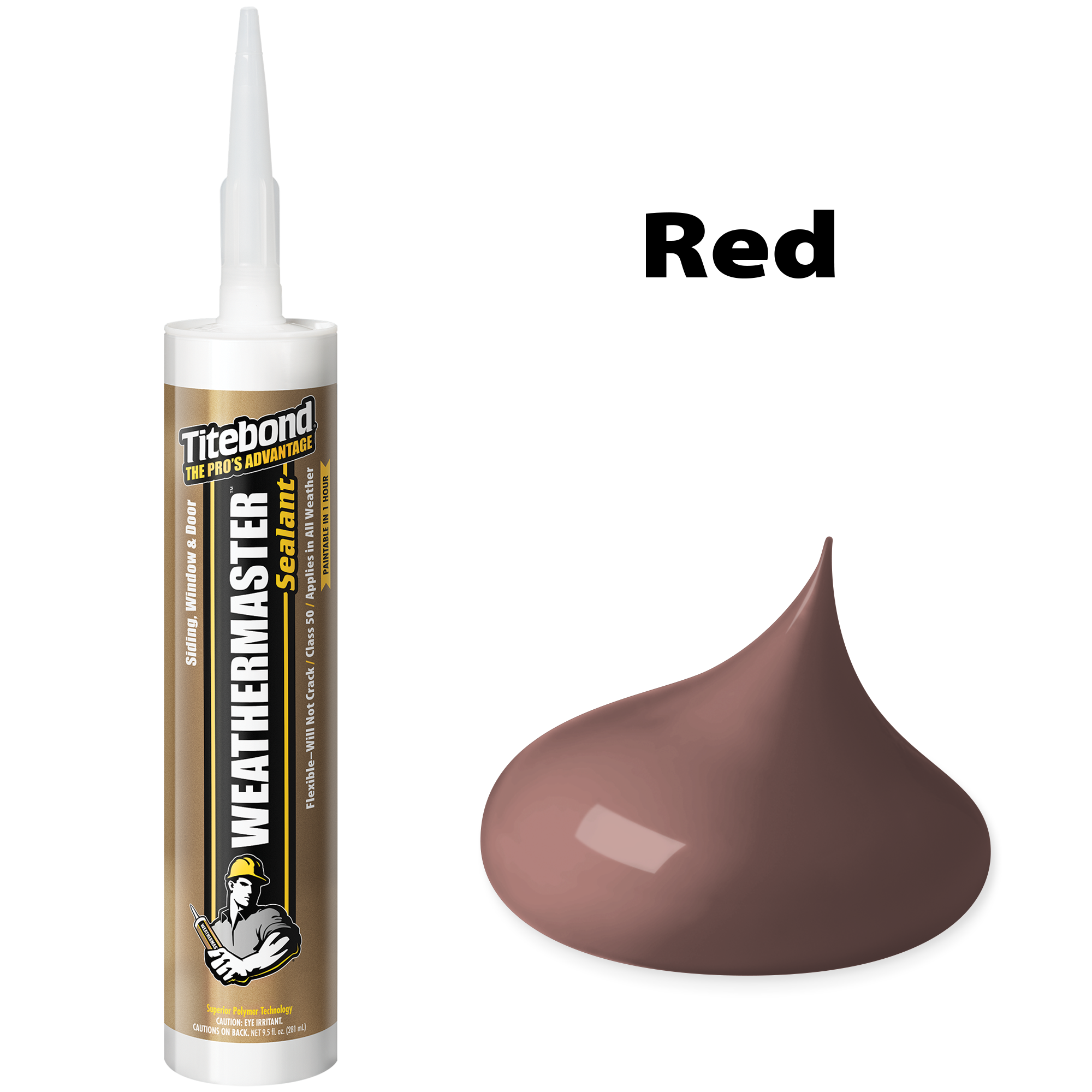 WeatherMaster 49861 Colored Sealant - Red – Caulkpriceslasher